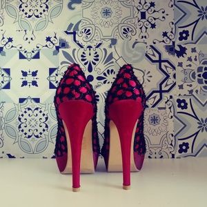Shoes | Very Sexy Red And Black Stilettos | Poshmark